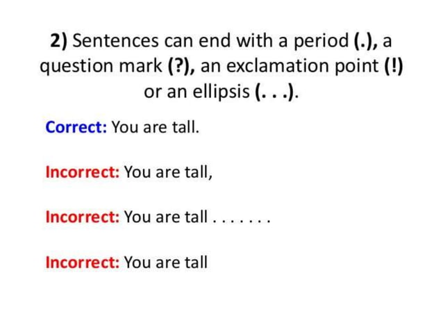 Elements of sentence | PPT