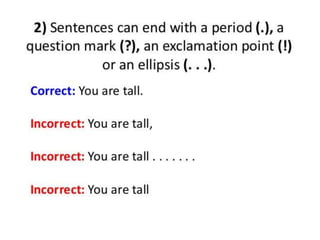 Elements of Sentence | PPT