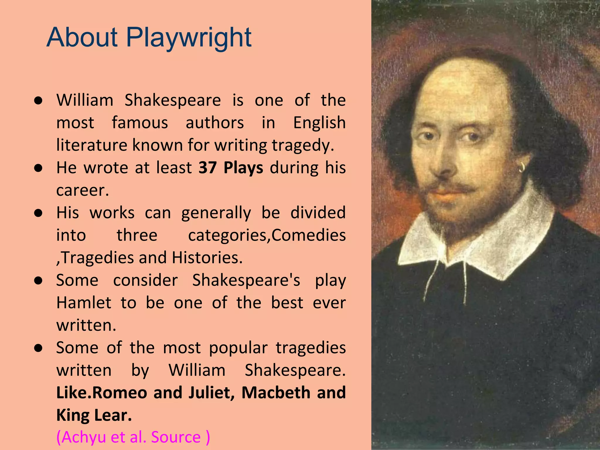 Elements of Shakespearean Tragedy with refference to his famous works .pptx
