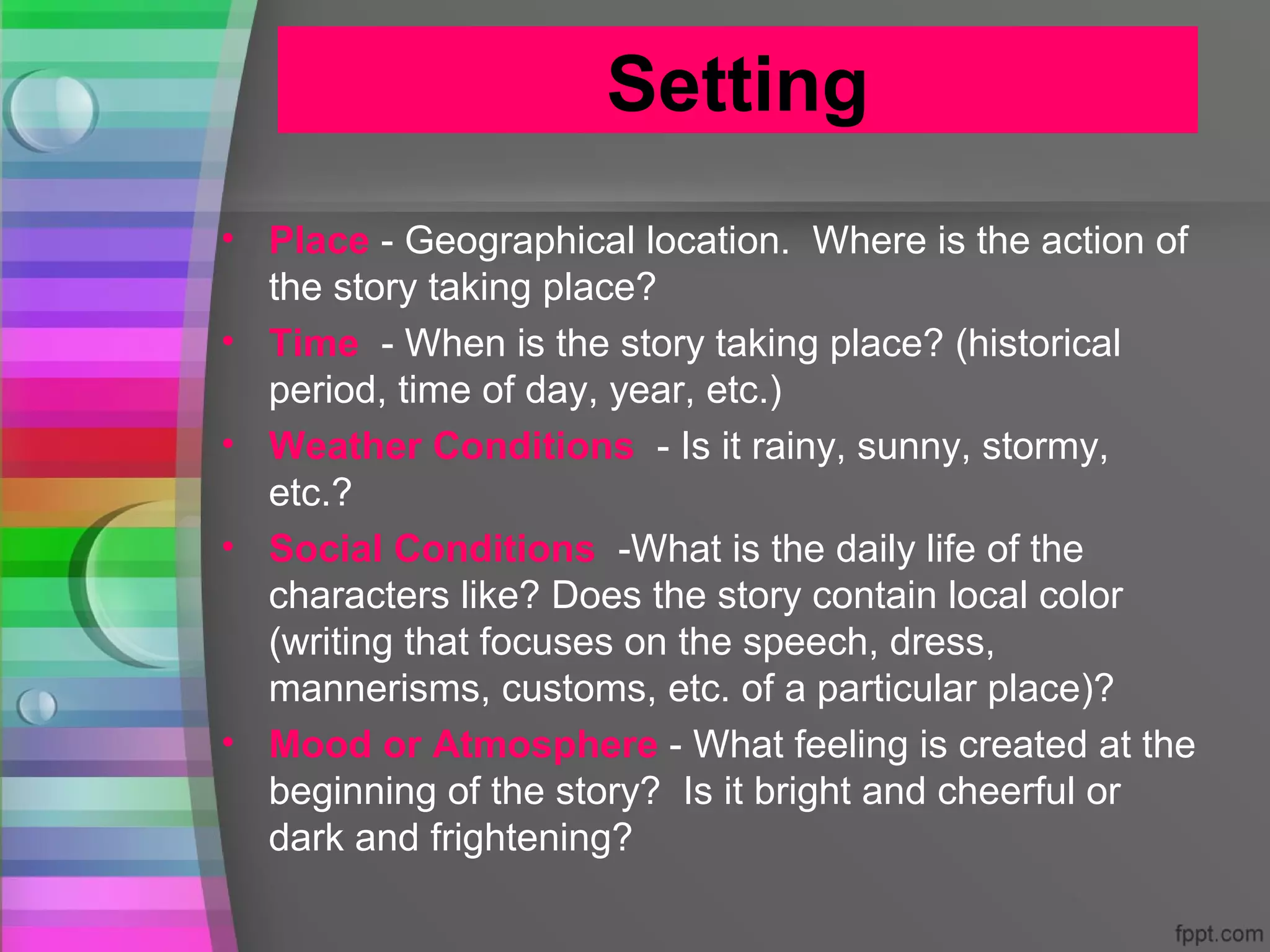 Elements of short story | PPT