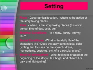Elements of short story | PPT