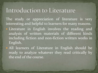 Elements of short story | PPTX