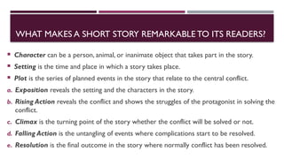 ELEMENTS OF SHORT STORY and everything you want | PPT