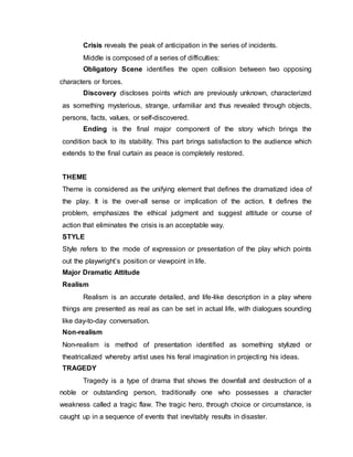 E lements of short story, drama and poetry | DOCX