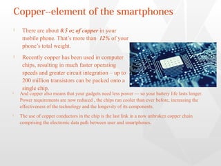 Elements of smartphones | PPT