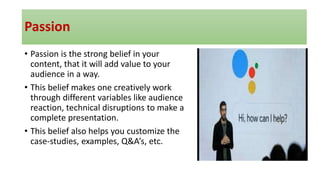 Elements of Speech Delivery: Passion, Poise and Illustration.pptx