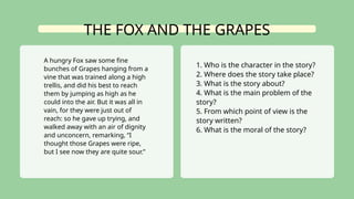 ELEMENTS OF STORY(edited final). pptx | PPTX