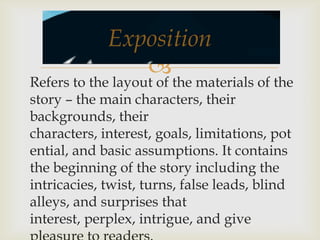 Elements of story telling | PPTX