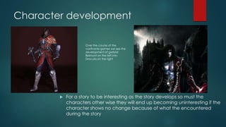 Elements of storytelling for games | PPTX