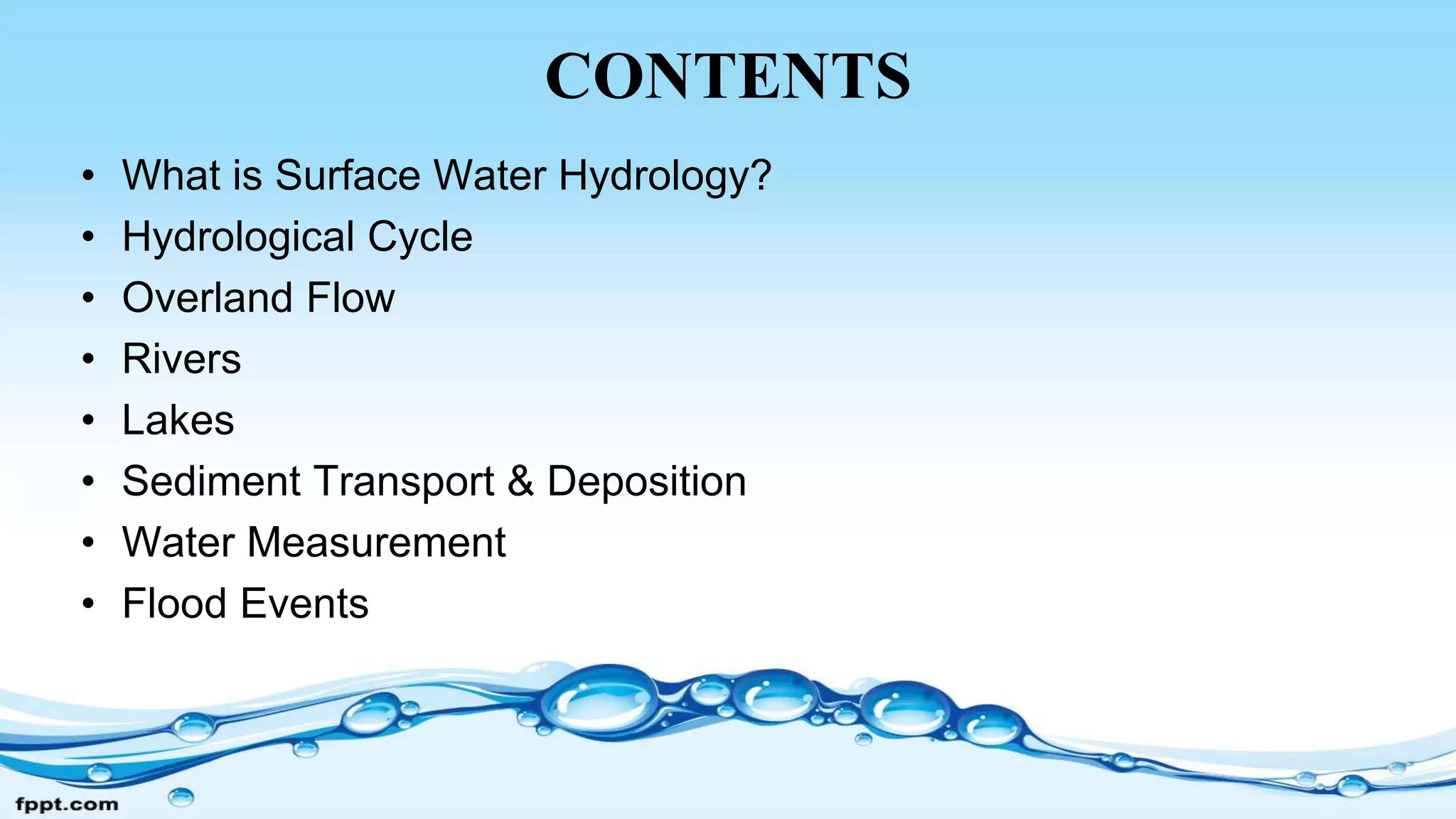 Elements of surface hydrology by Akshay D Raut | PPTX
