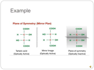 Elements of symmetry (optical isomers) | PPTX