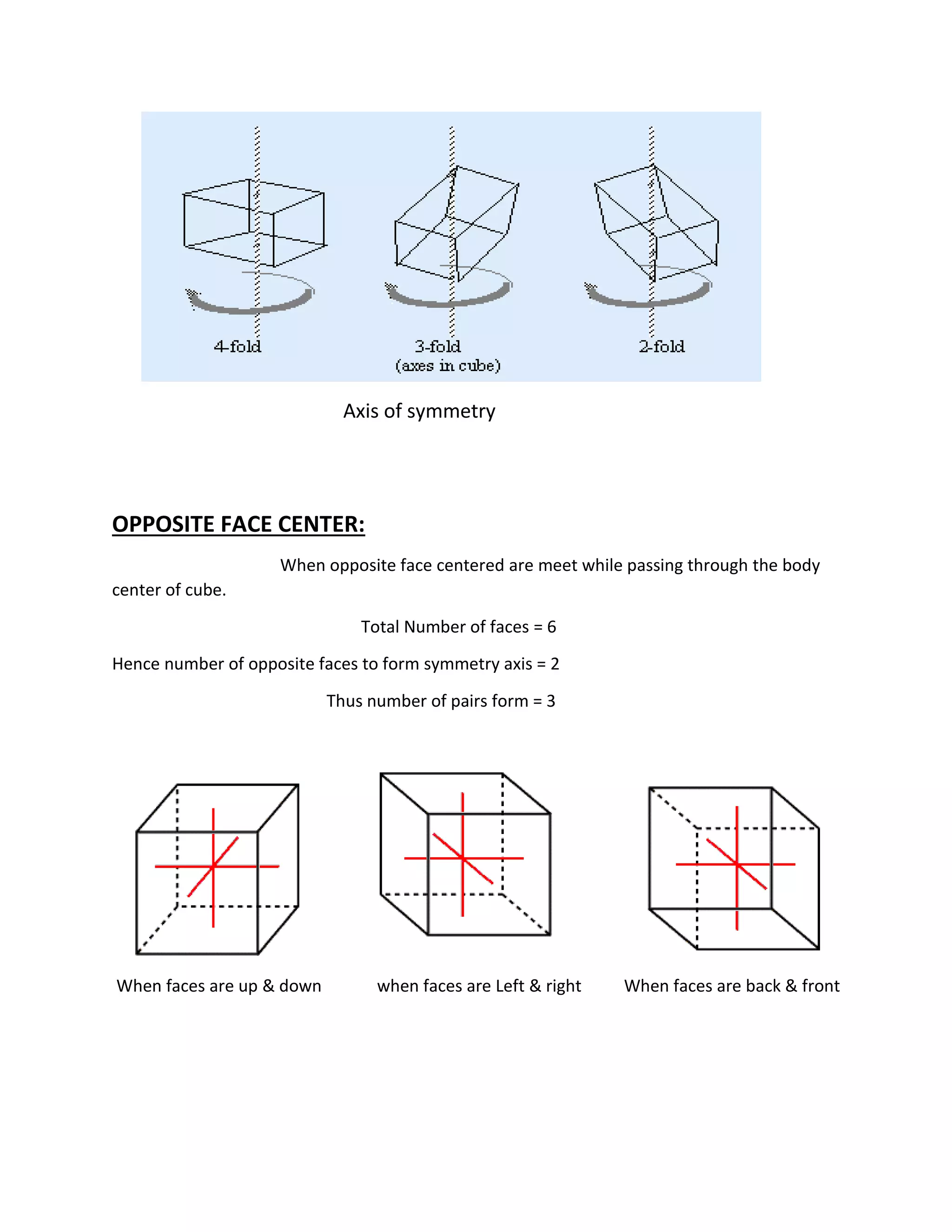 Elements of symmetry in a case | PDF