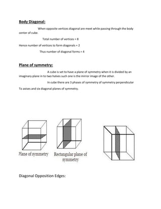 Elements of symmetry in a case | PDF