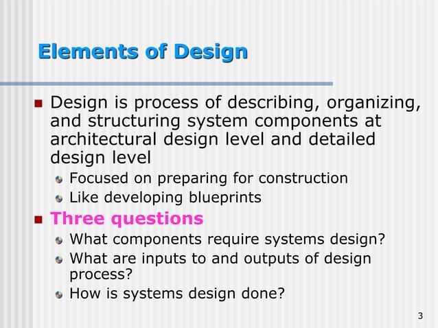 Elements of Systems Design.ppt