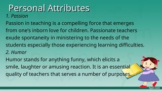 Elements of Teaching and Learning in Ecducation | PPT
