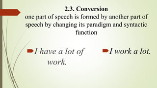 Elements of text lexis analysis | PPTX