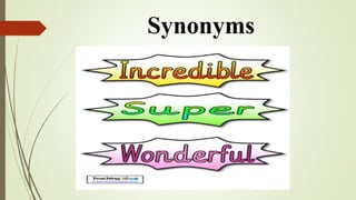 Elements of text lexis analysis | PPTX