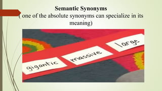 Elements of text lexis analysis | PPTX