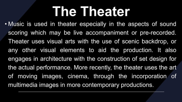 Elements of Theater.pptx | Theater Venues | Attractions