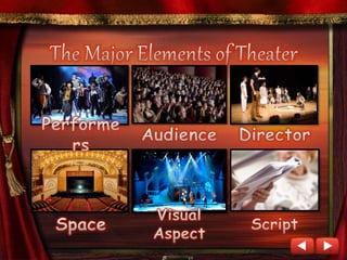 Elements of Theater | PPTX