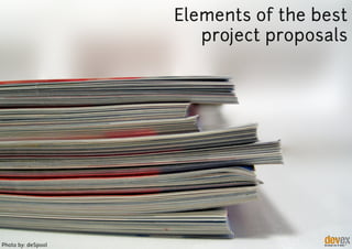 Elements of the Best Project Proposals | PDF