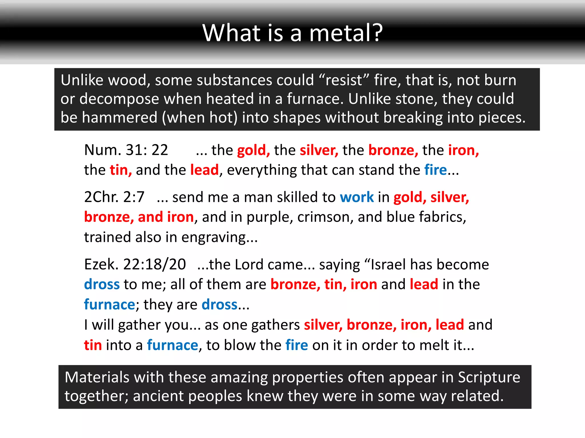 Elements of the Bible | PPTX
