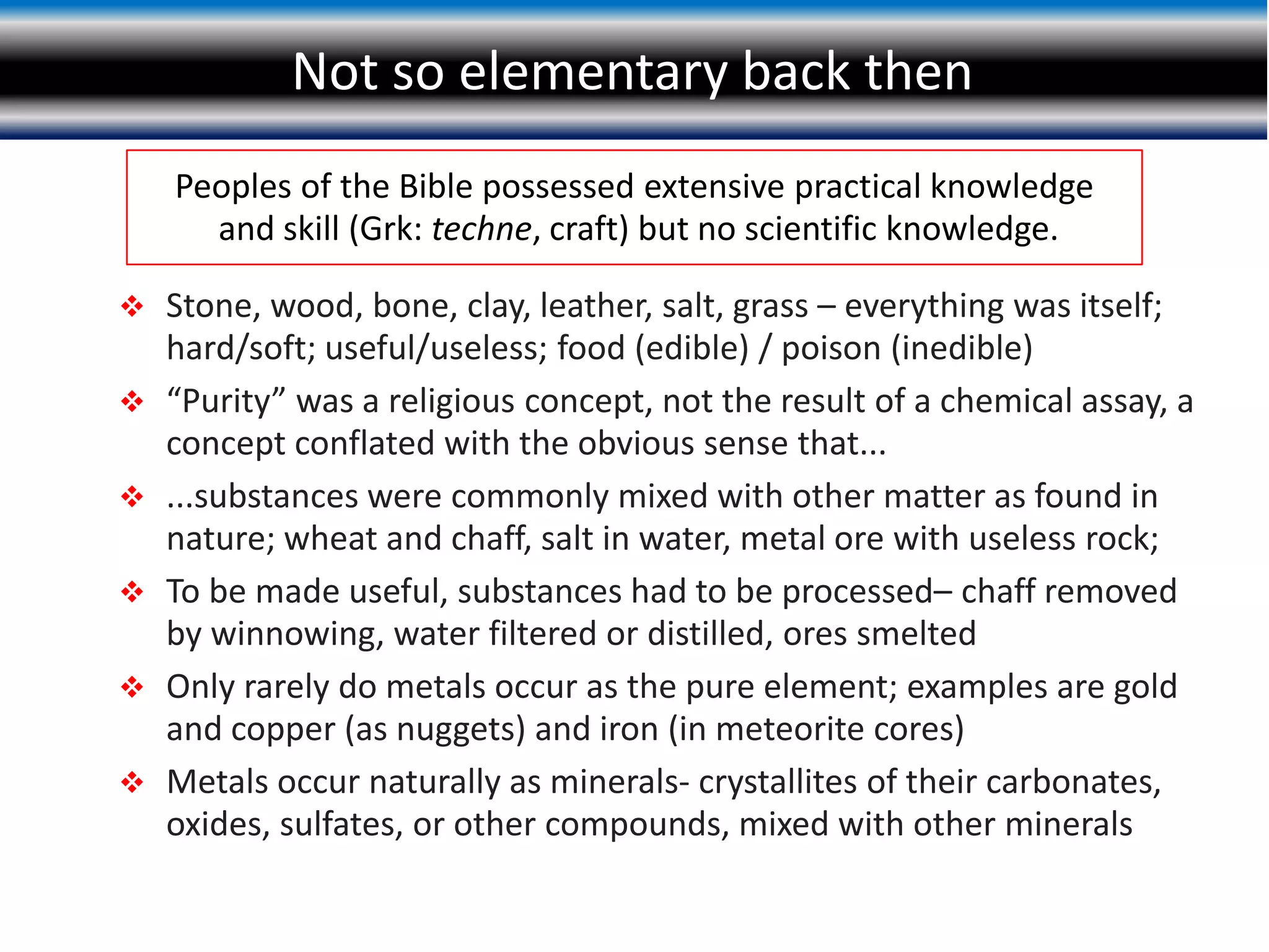 Elements of the Bible | PPTX
