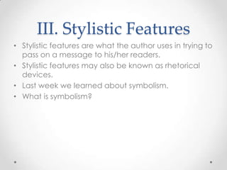 Elements of the oral presentation | PPT