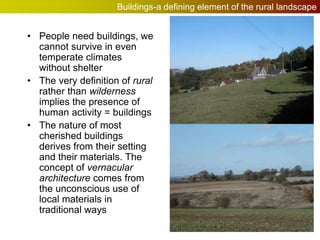 Elements of the rural landscape | PPTX