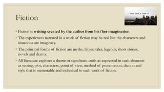 Elements of the short story | PPTX | Fiction | Books and Literature