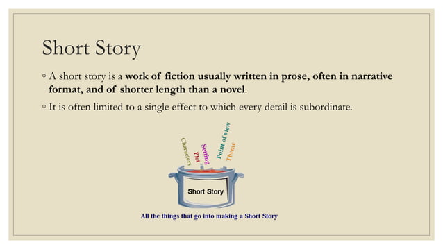 Elements of the short story | PPTX | Fiction | Books and Literature