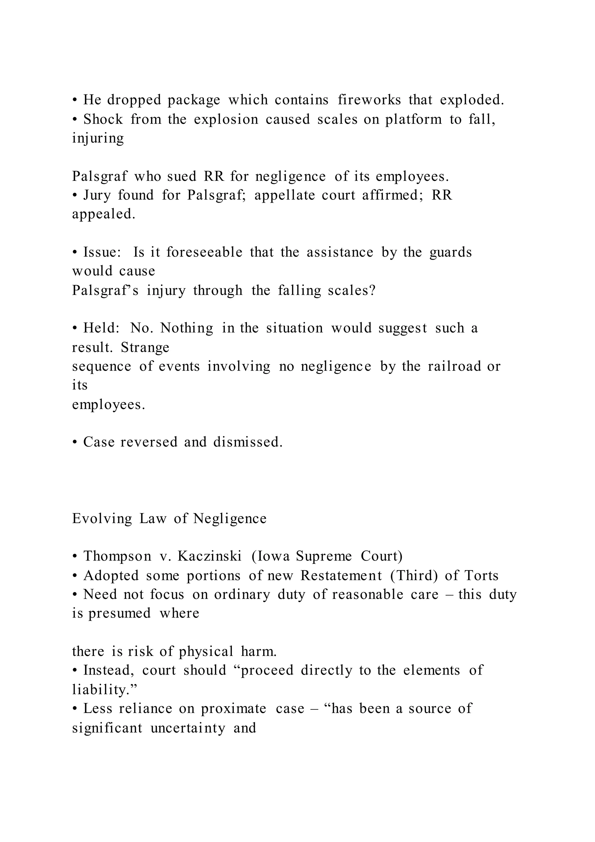 Elements of TortsChapter 6Meiners, Ringleb & Edwards | DOCX