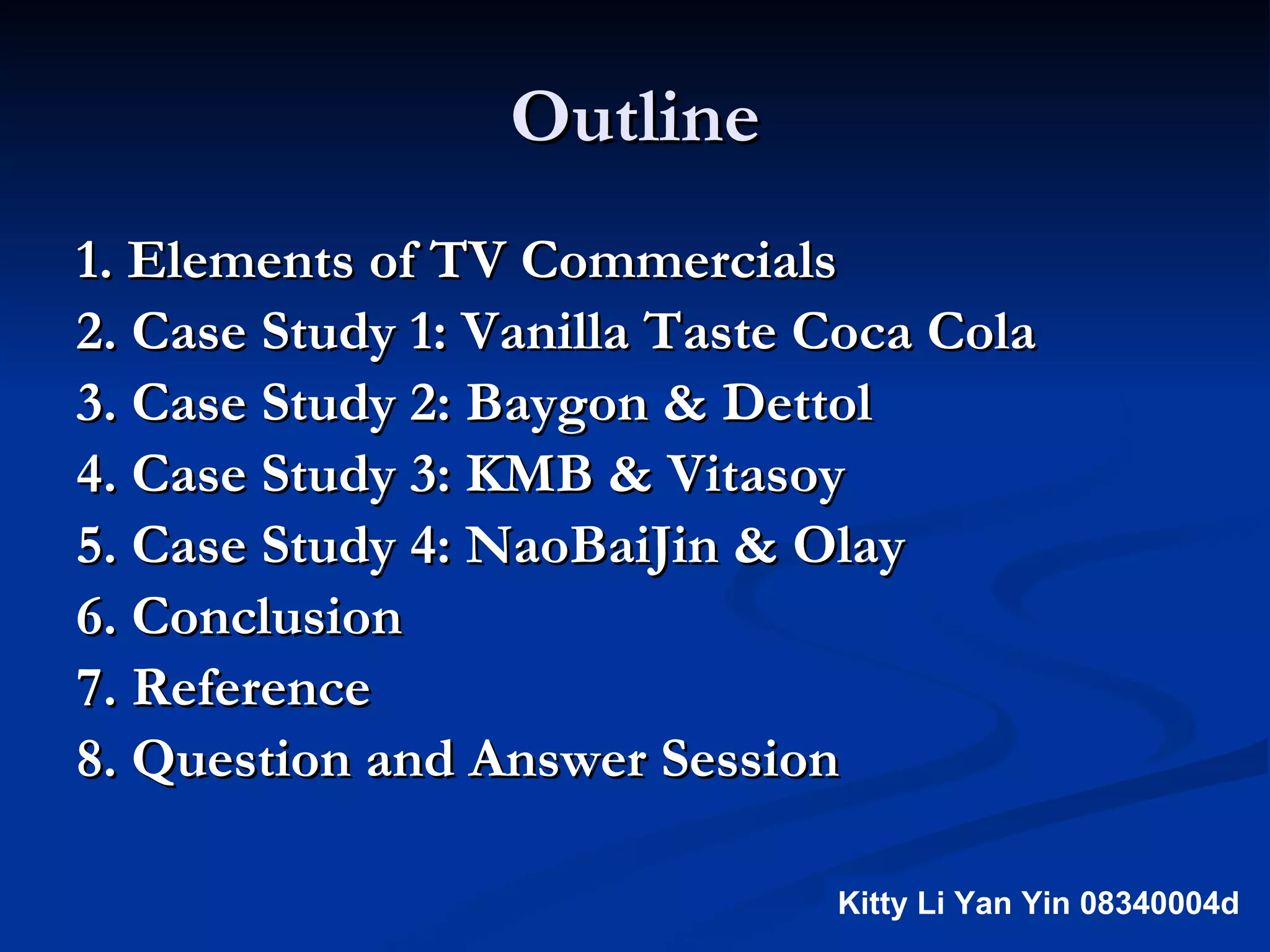 Elements Of Tv Commercials | PPT