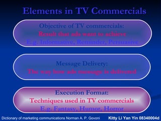 Elements Of Tv Commercials | PPT