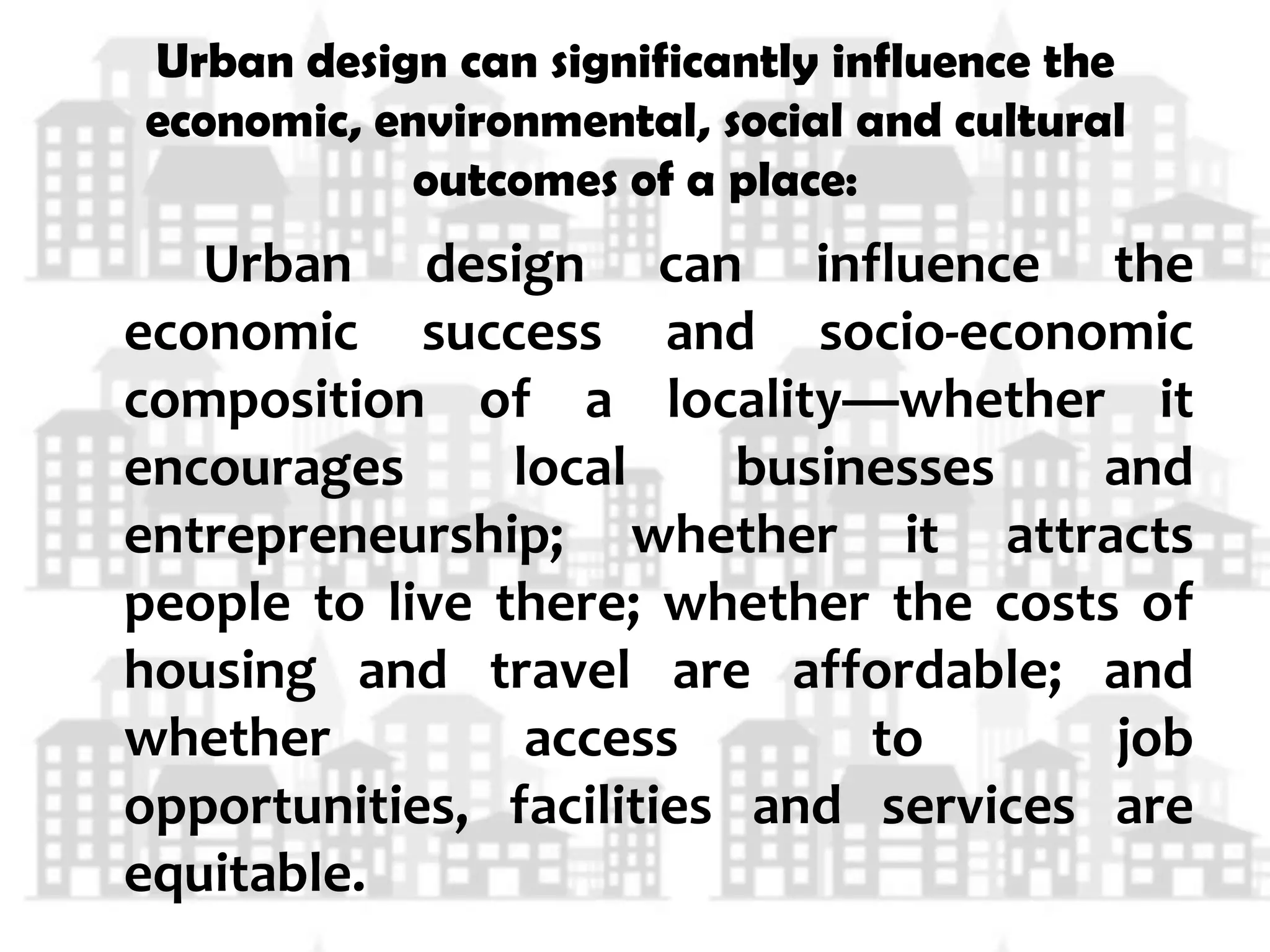 Elements of urban design | PPTX