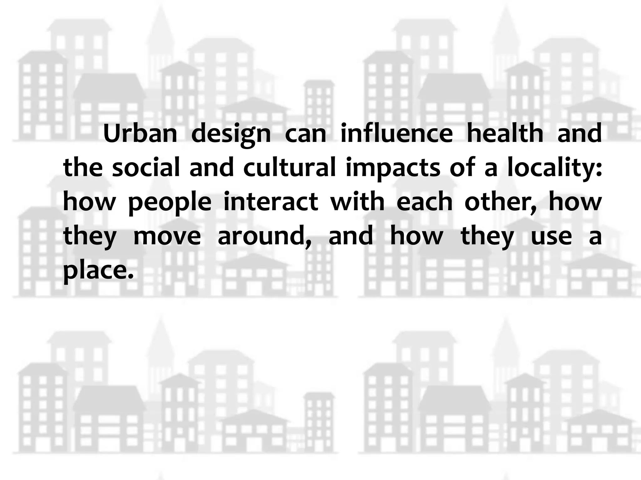 Elements of urban design | PPTX