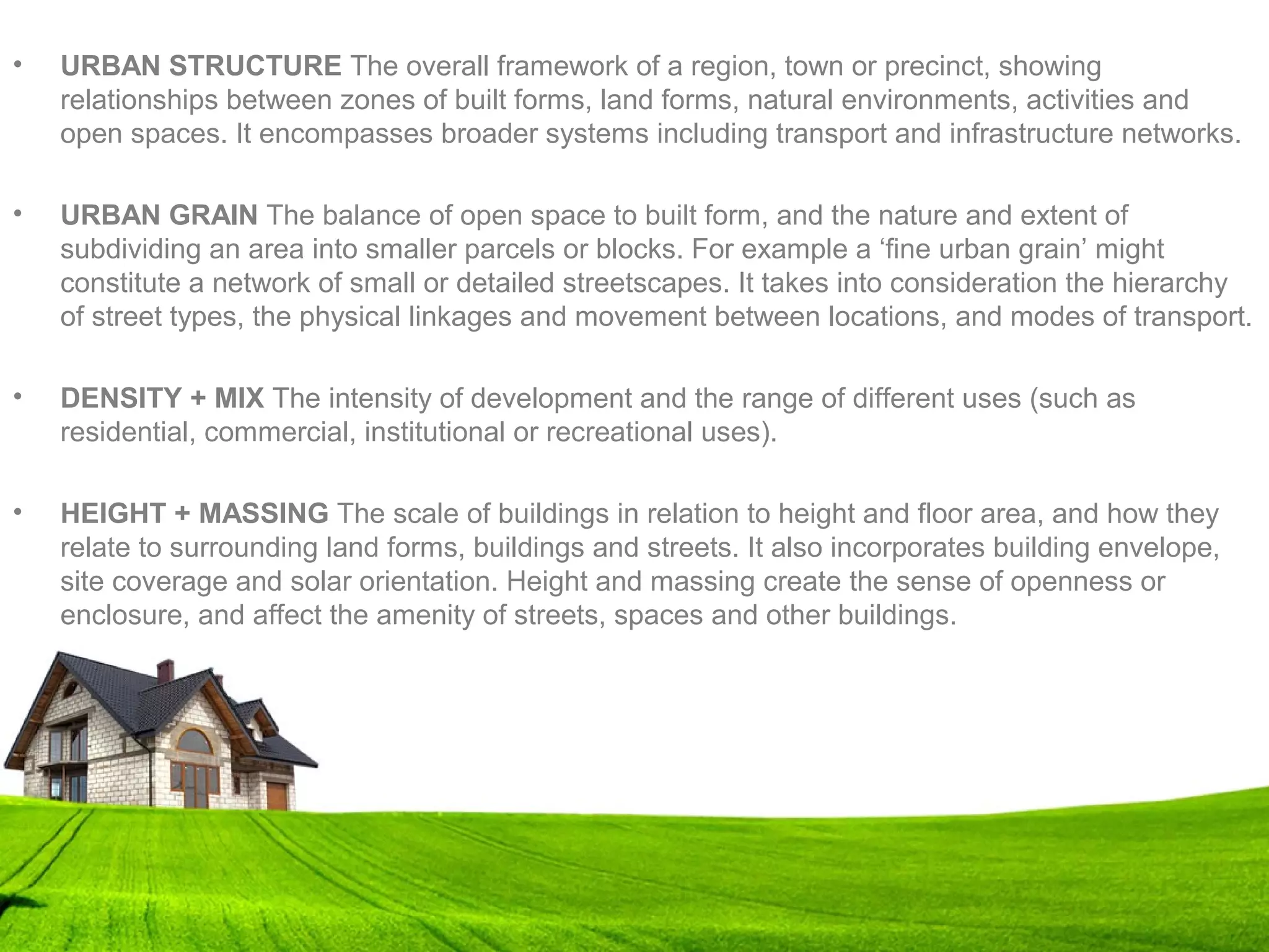 Elements of urban design | PPT