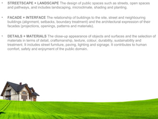 Elements of urban design | PPT