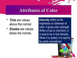 Elements of Visual Arts (Contemporary Philippine arts) | PPT