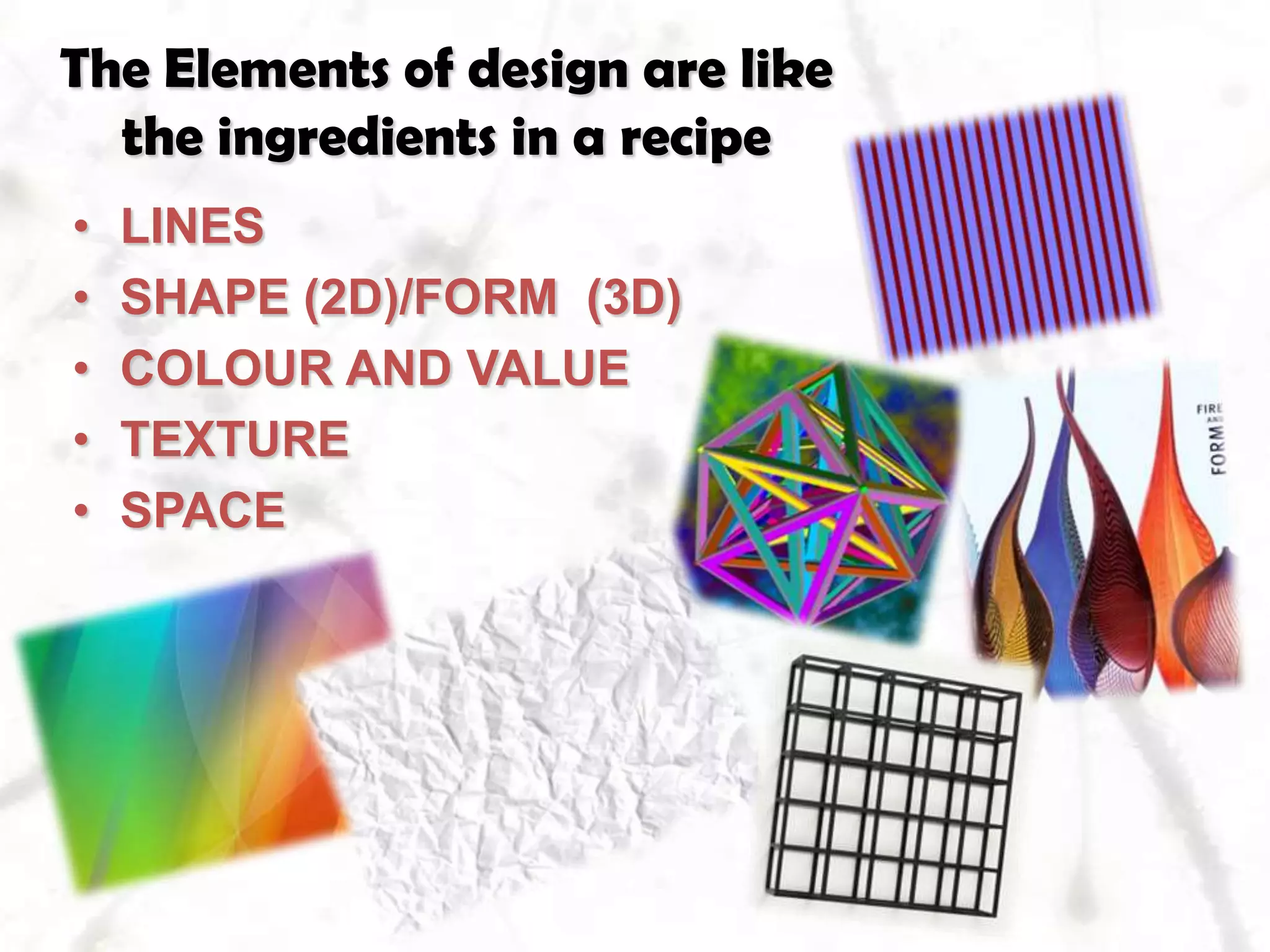 Elements of visual design | PPTX