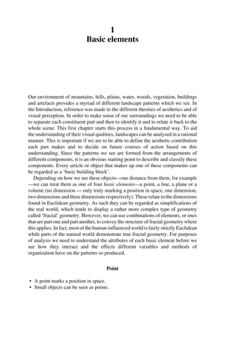 Elements of visual design in the landscape simon bell | PDF