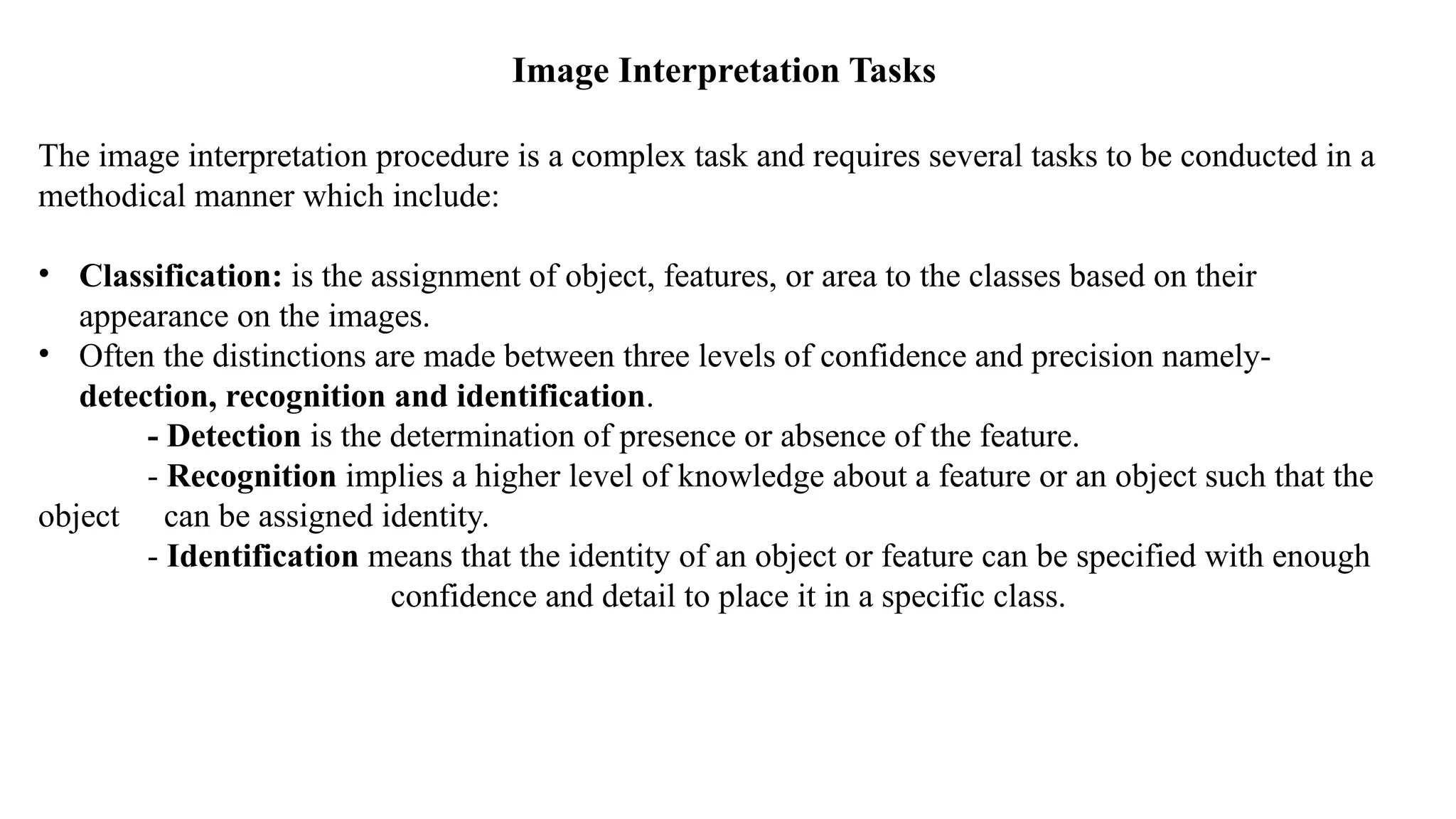 ELEMENTS OF VISUAL INTERPRETATION OF AIR PHOTOGAPHS AND SATTELITE ...