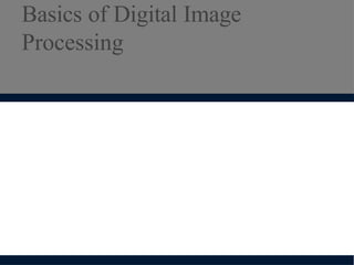 Elements of visual perception in digital image processing | PPT
