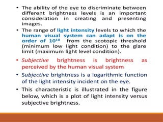 Elements of visual perception in digital image processing | PPT