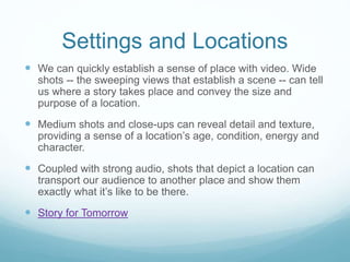 Elements of visual storytelling | PPTX