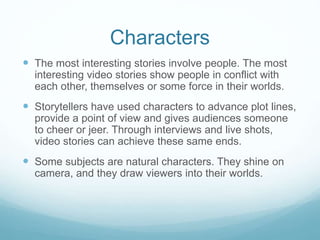 Elements of visual storytelling | PPTX