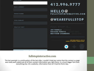 Elements of web design | PPTX
