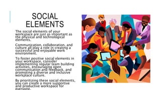 various ELEMENTS OF WORKSPACE.pptx