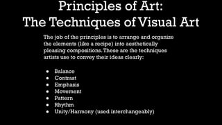 Elements + principles = composition | PDF