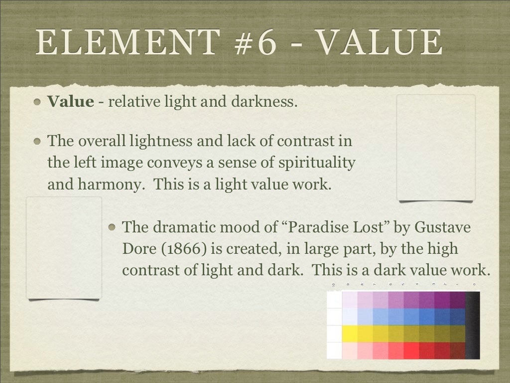 Elements and Principles